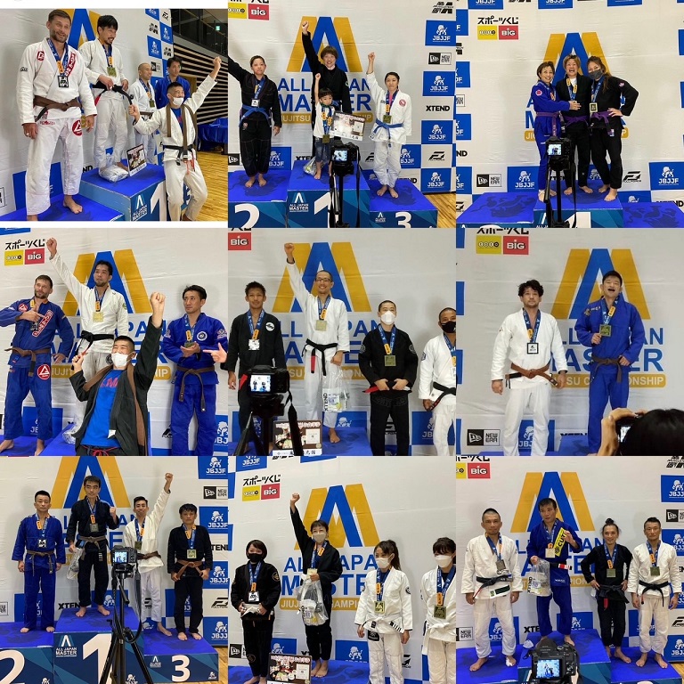 【大会結果】【JBJJF】第15回全日本マスター柔術選手権に29名が入賞 - ブラジリアン柔術 PATO STUDIO